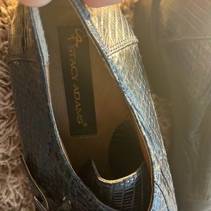 Stacy Adams | Shoes | Stacy Adams Dress Shoe Size 5 Navy Blue | Poshmark